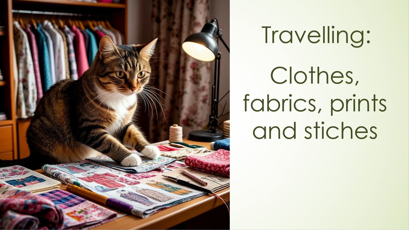 Story # 282 : Clothes, fabrics, prints and stiches