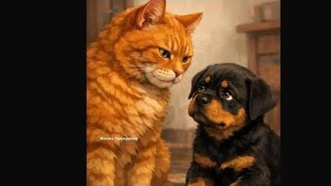 ДРУЖБА КОТА И СОБАКИ…