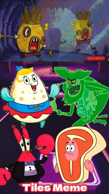 LVL№203 КТО ИЗ ГУБКИ БОБА КРУЧЕ? ⭐️ Coffin Dance ГУБКА БОБ | Tiles Hop