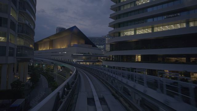 Япон жд каб #4 - Поездка по сумеречному Токио