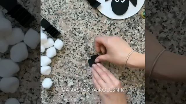 🐏  Делаем пушистого барашка