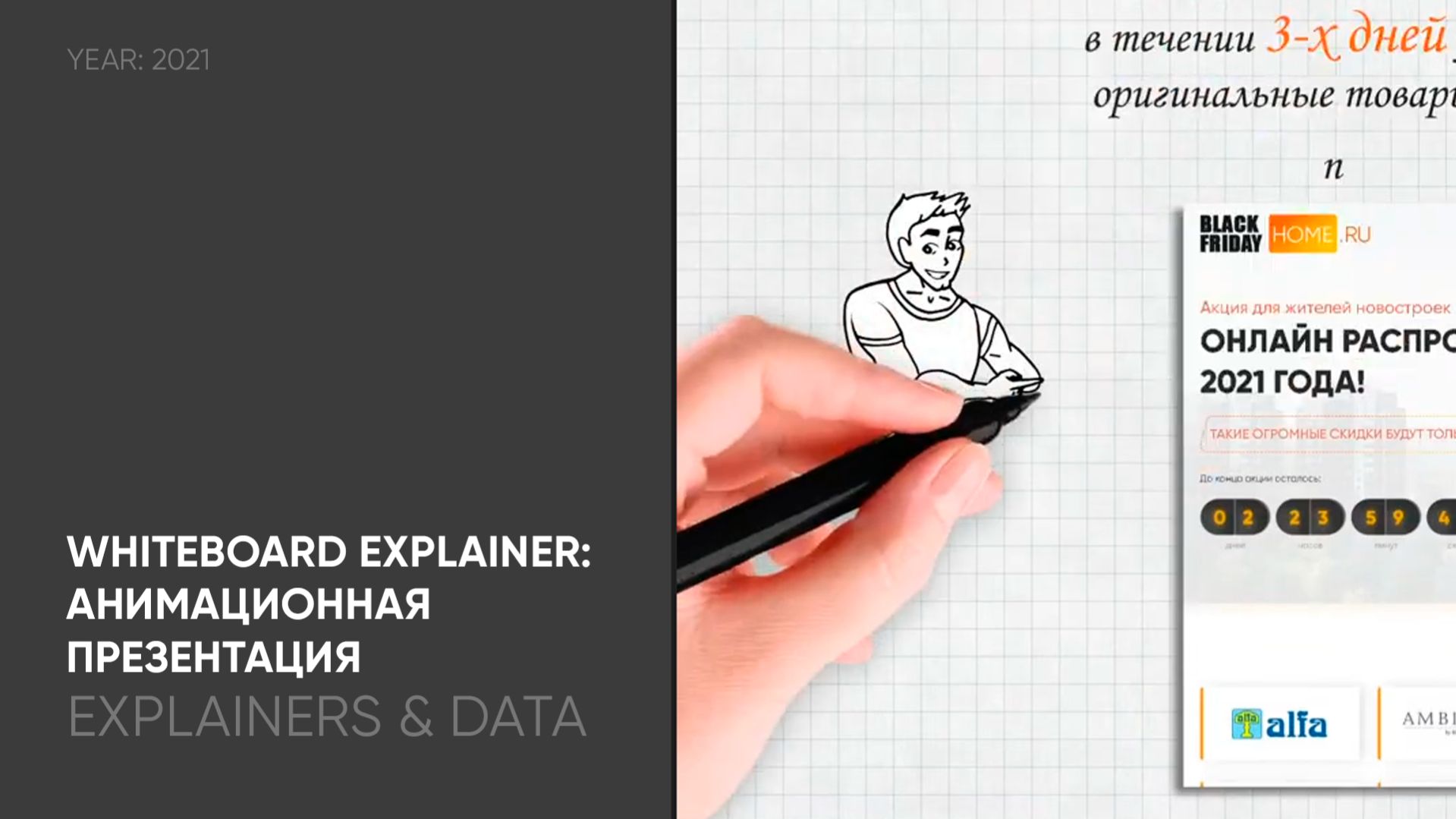 Whiteboard Explainer: Анимационная презентация