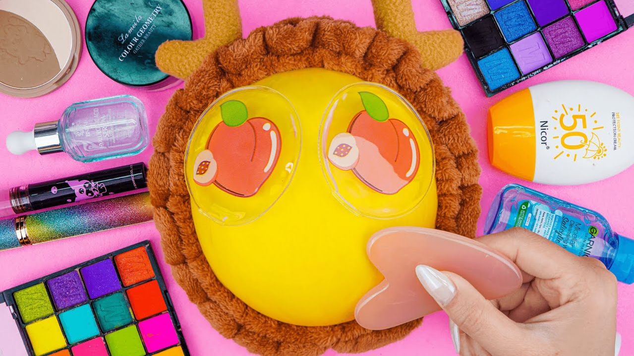 АСМР Макияж 💛 Фруктовый макияж 💛 Видео АСМР