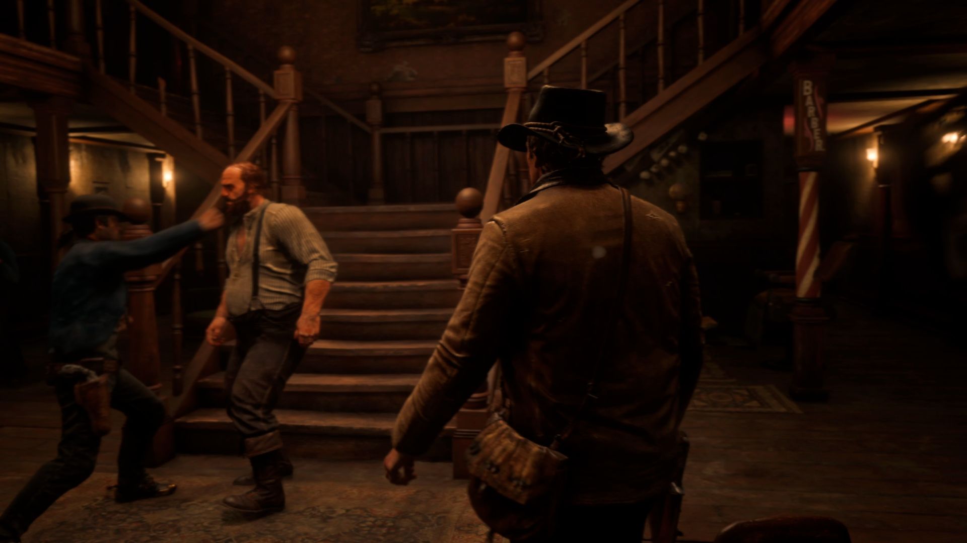 Red Dead Redemption 2 - серия 6 - Первый замес в салуне