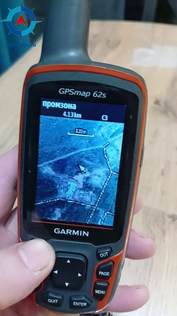 Garmin 62s с картами от Garmaps