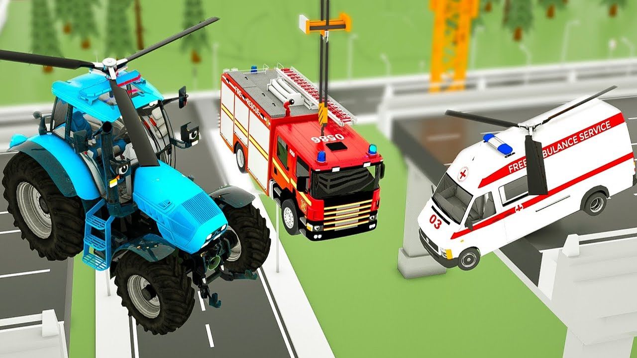 Мультики для детей и малышей - Детские мультики для малышей смотреть - Яркие мультики про машинки