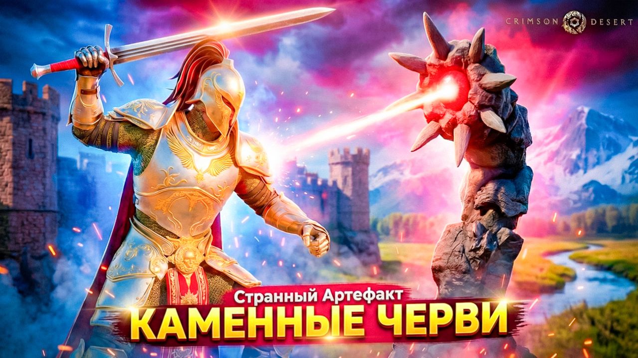 Странные Артефакты и Нападение Каменных ЧЕРВЕЙ Crimson Desert #4