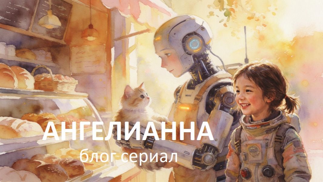 Буктрейлер книги "АнгелиАнна" — блог‑сериал о семье, добре и чудесах будущего