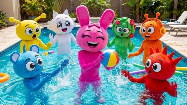 ЛУЧШИЙ ДЕНЬ В БАССЕЙНЕ СПРУНКИ! ВЕЧЕРИНКА ВЕНДЫ, СЕРОГО И ДРУЗЕЙ СПРАНКИ ТУСОВКА МУЛЬТИК РЕАКЦИЯ