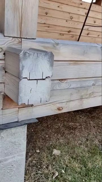 Инспекция брусового дома спустя 2 года после монтажа силового контура