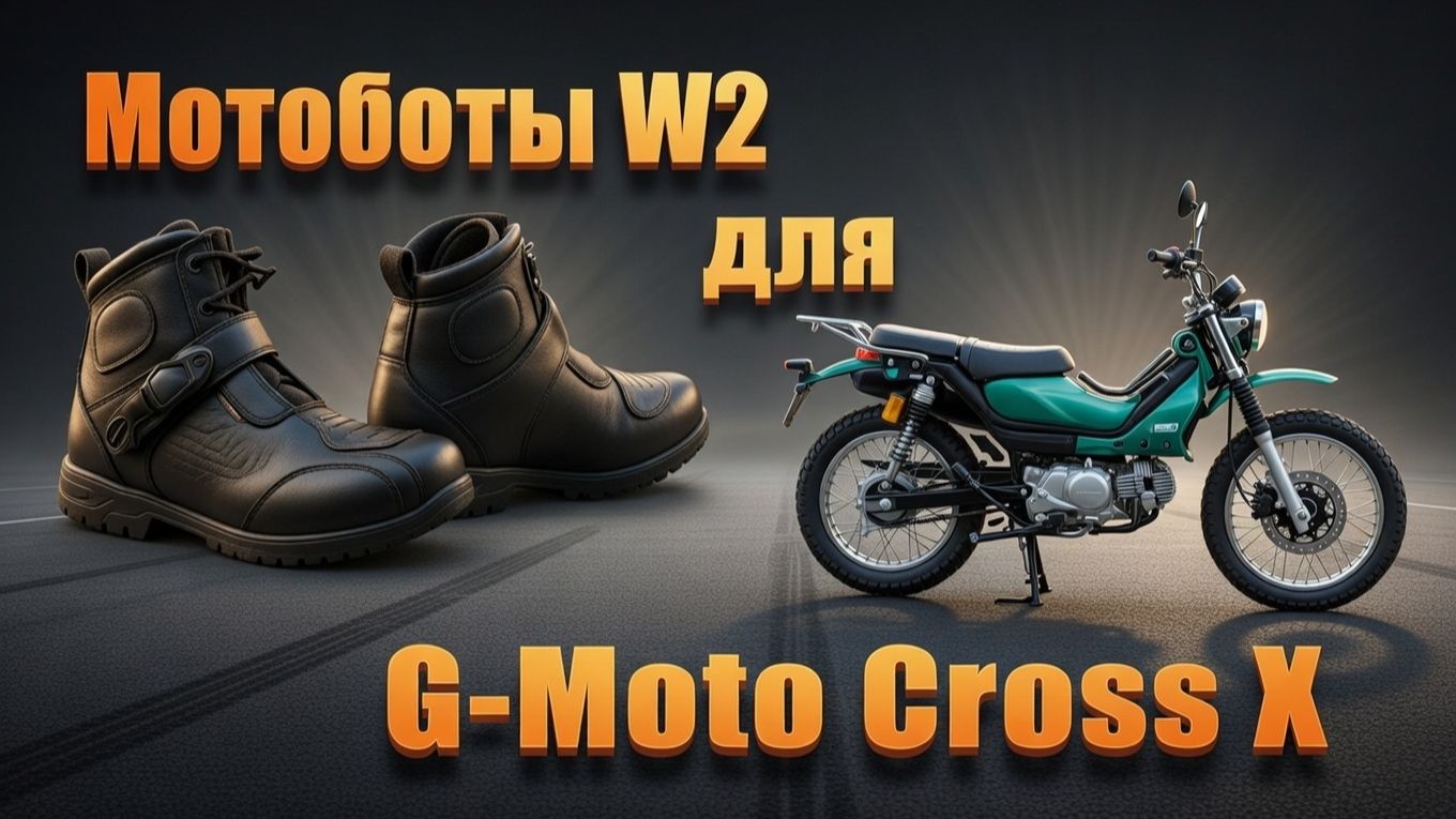 🔴 Мотоботы W2 для мопеда🛵