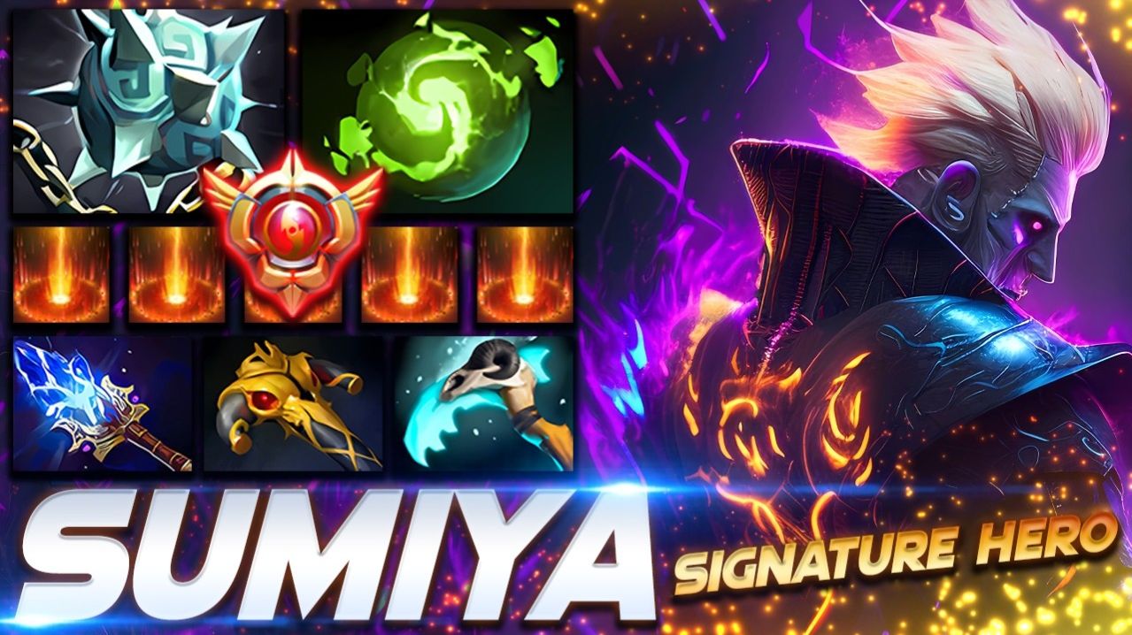 SumiYa Invoker Signature Hero — профессиональный геймплей в Dota 2 [Смотри и учись]
