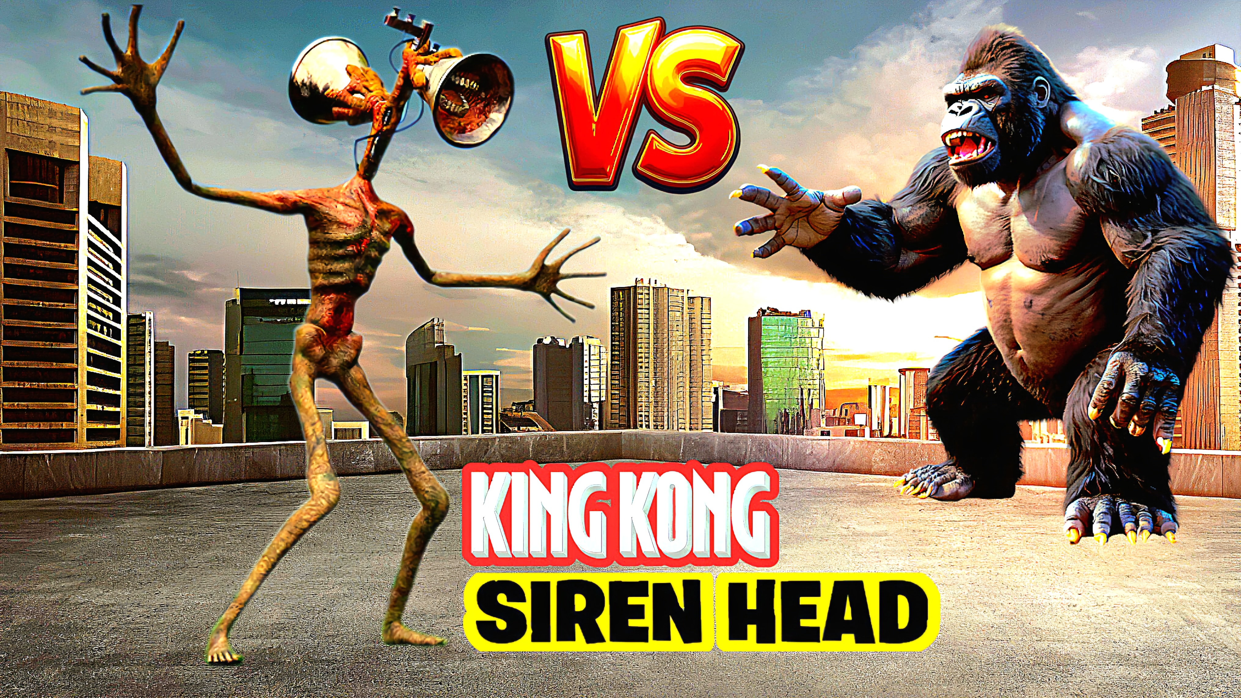 📢 СИРЕНОГОЛОВЫЙ 📢 - против КИНГ КОНГА. Кто круче? SIREN HEAD или KING KONG.