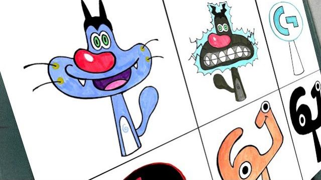 РИСУЕМ ПЕРСОНАЖЕЙ ОГГИ И ТАРАКАНОВ В СПРУНКИ! СТИЛЬ СПАНКИ УЧИМСЯ РИСОВАТЬ SPRUNKI INCREDIBOX