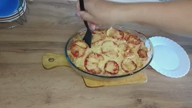 Запеканка из кабачков с мясным фаршем