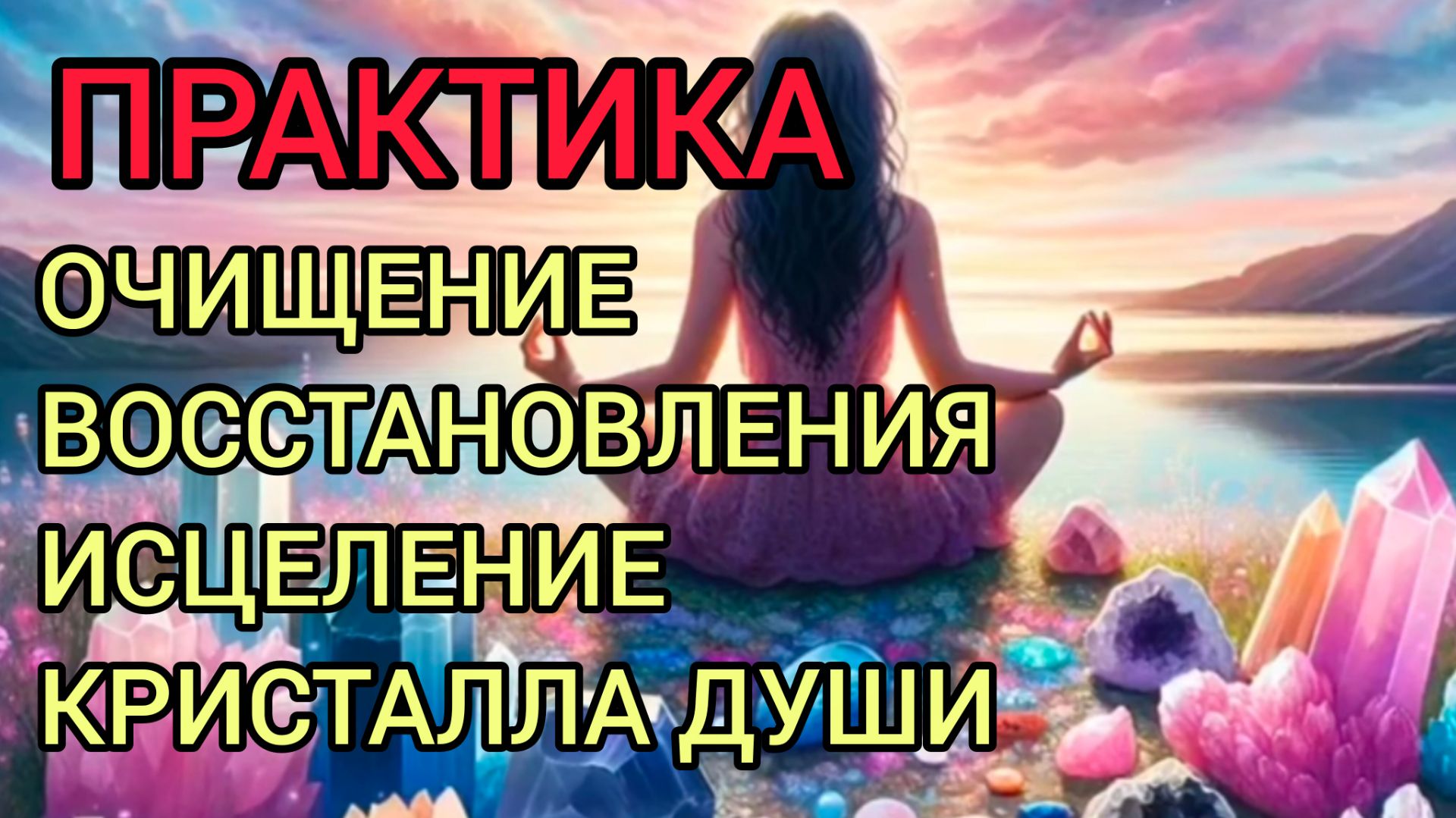 Исцеляющая медитация: Очищение и Полное Восстановление Кристалла Души 🕊️