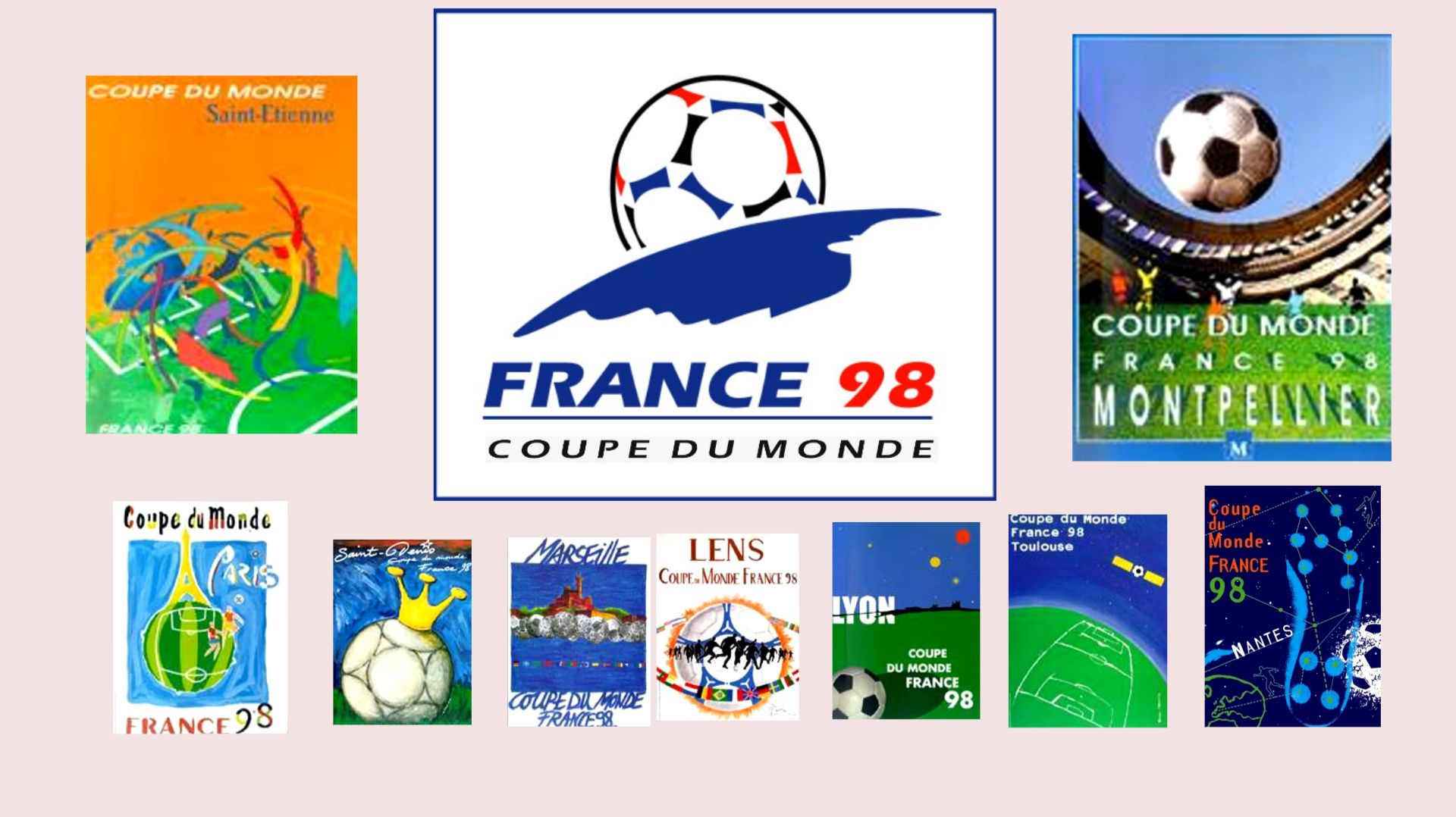 Coupe du Monde France 98 - Villes hôtes