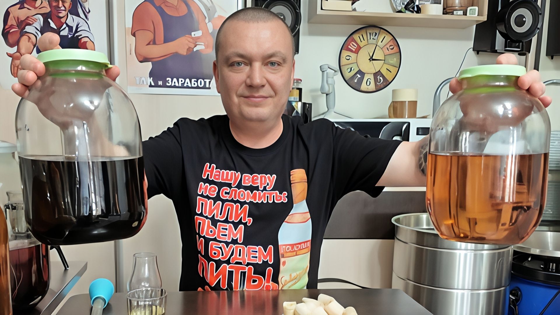 Дегустация вкусных настоек на домашней водке. Байкал. Облепиховка. Брусниковка.