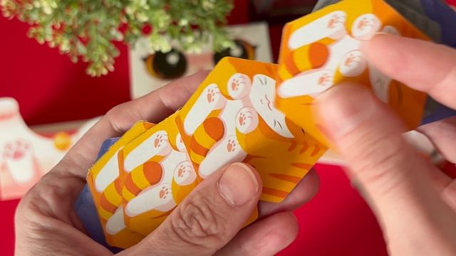 Распаковка настольная игра «Кошачья лапка» Kitty paw