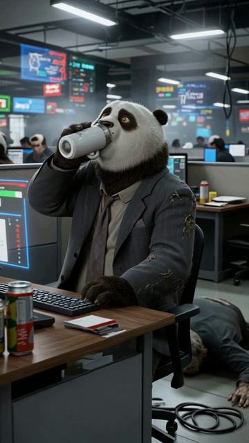 🐼🧟 Ре-по-рт... сдай... Сдал. Иди. 😂