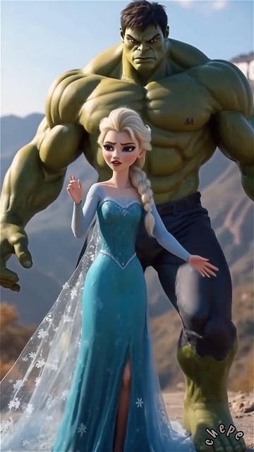 Грозный зелёный Халк из команды Мстителей #халк #мстители #марвел