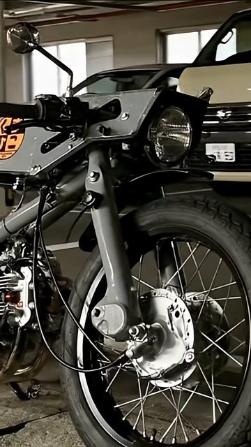 КУБАТУРНЫЙ Honda Super Cub Кафе-гонщик