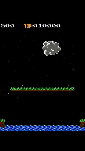 Balloon Fight NES Game OVER
