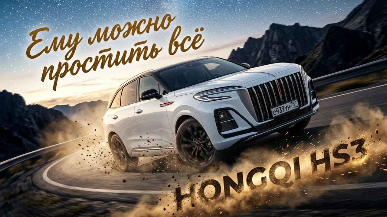 КРОССОВЕР с ПРЕМИАЛЬНЫМИ ПОВАДКАМИ: HONGQI HS3