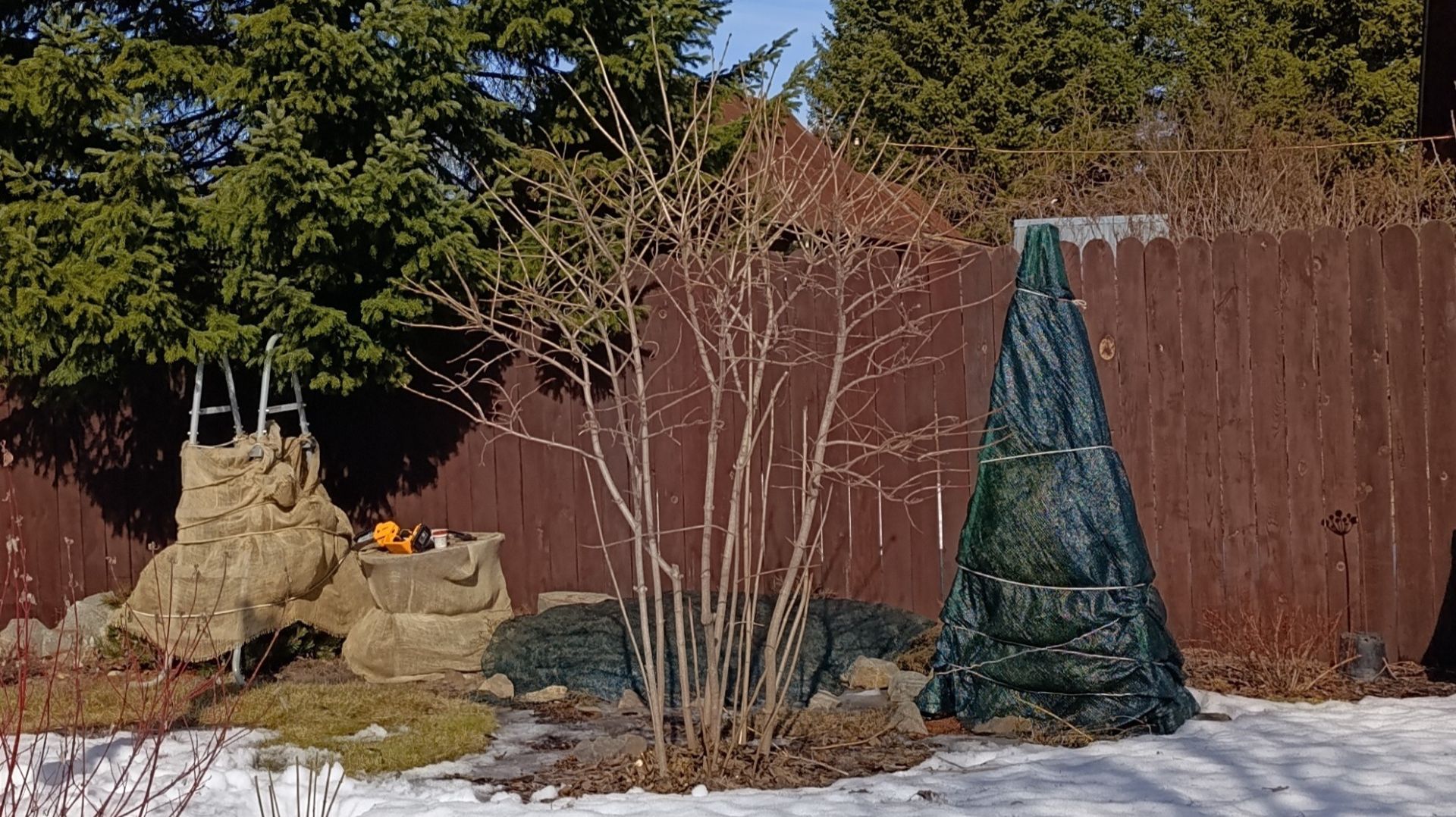 Первый день работ на участке