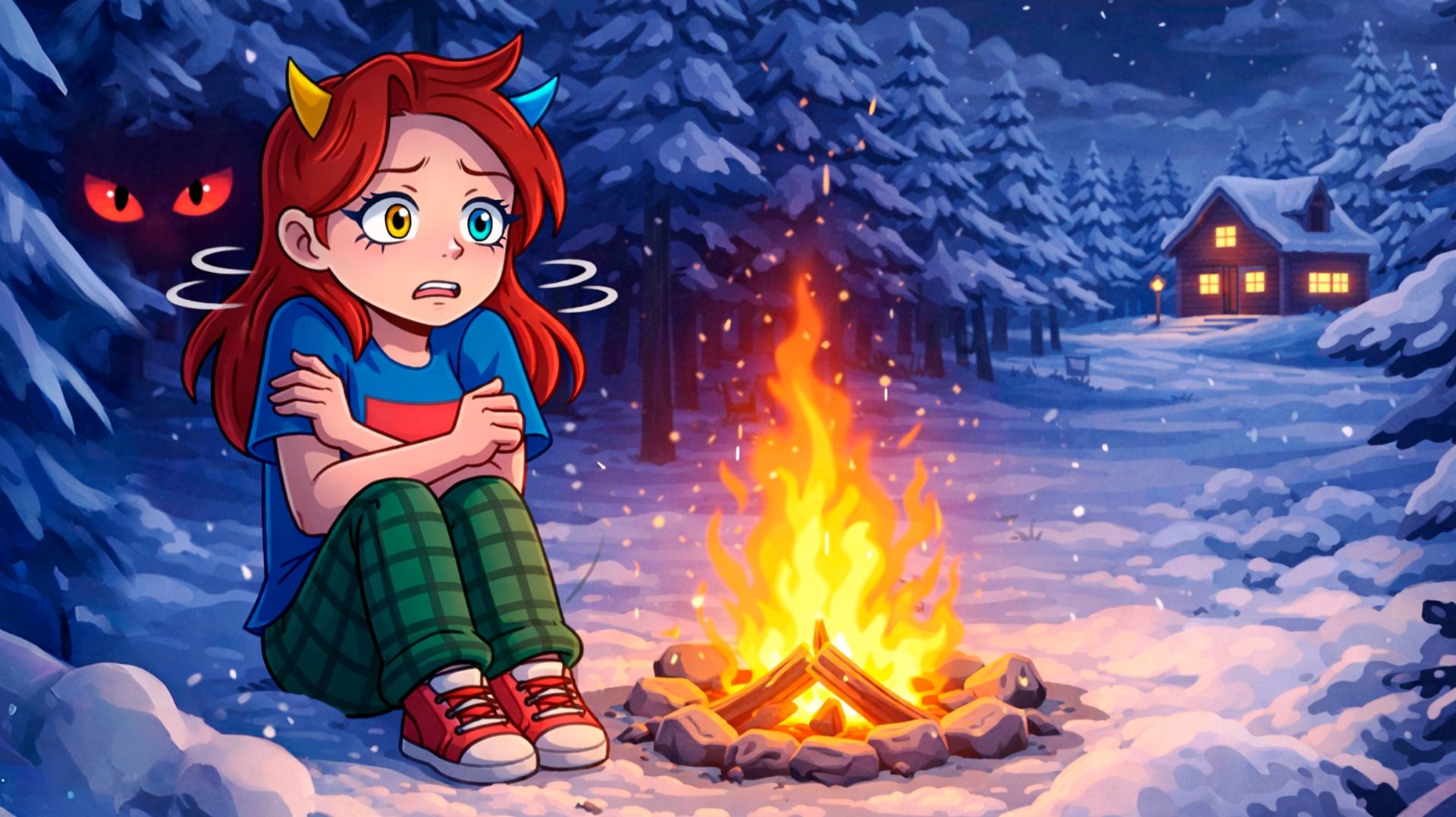 😱ВЫЖИТЬ 99 НОЧЕЙ в ХОЛОДЕ в ЛЕСУ в РОБЛОКС