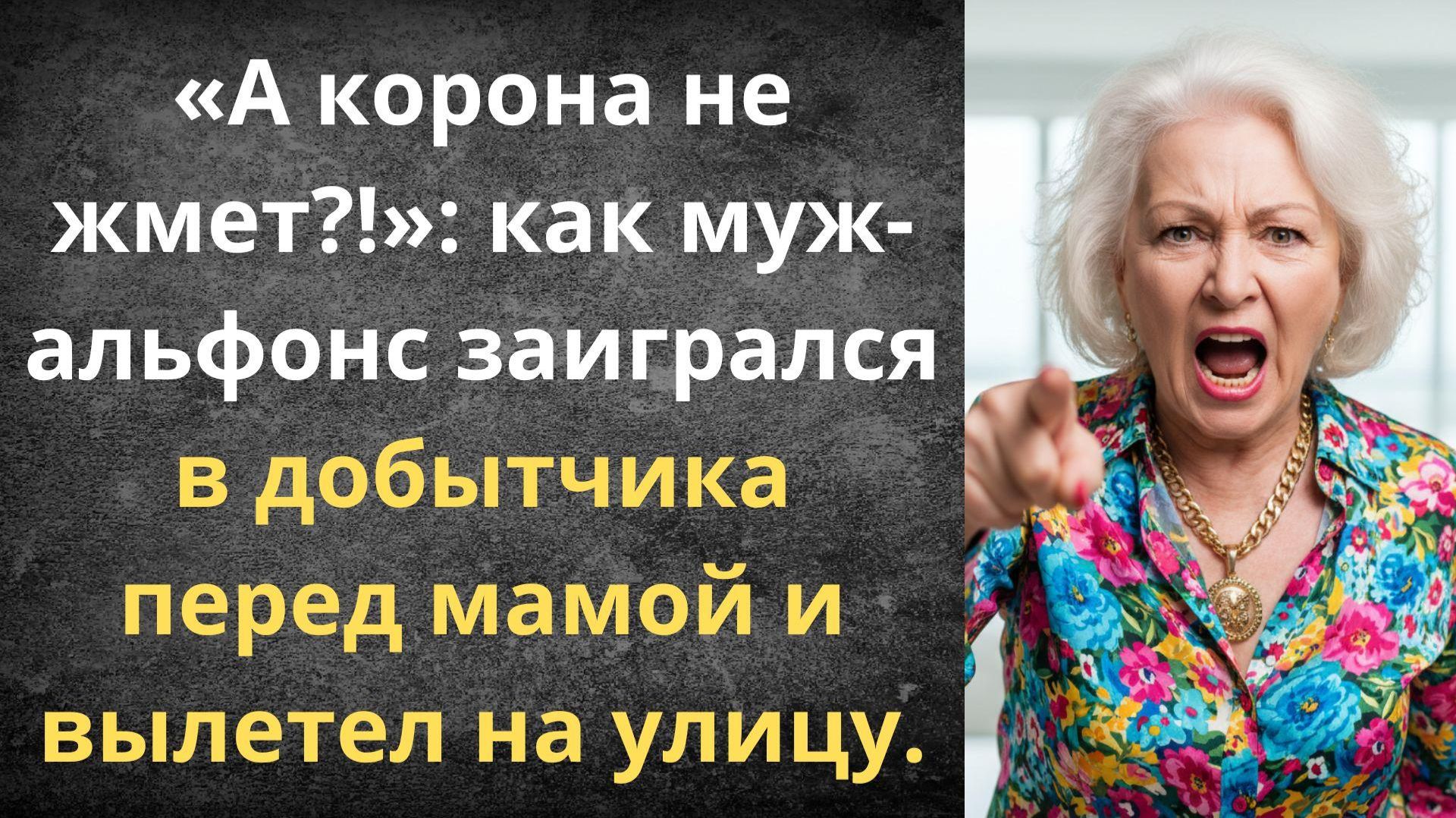 Выгнала «кормильца» и его наглую мать | Истории из жизни