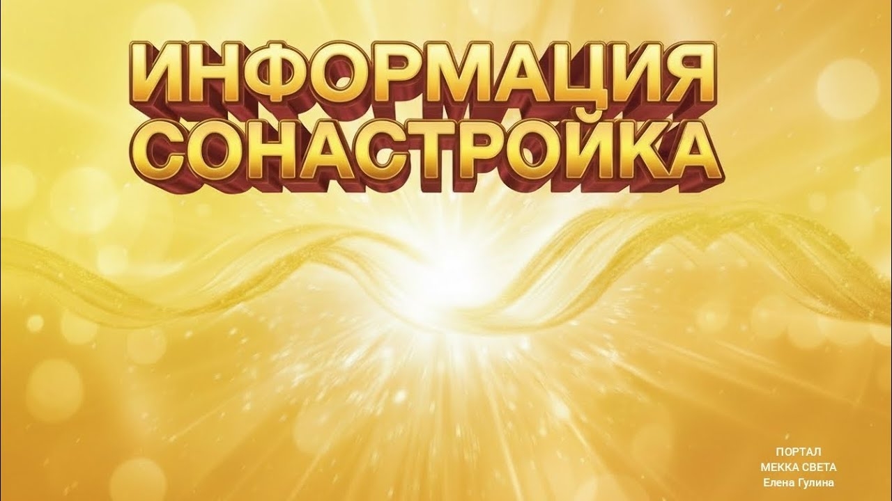 🔴СОНАСТРОЙКА