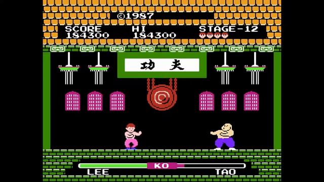 Yie Ar Kung-Fu NES Кунг-фу на ДЕНДИ прохождение без урона