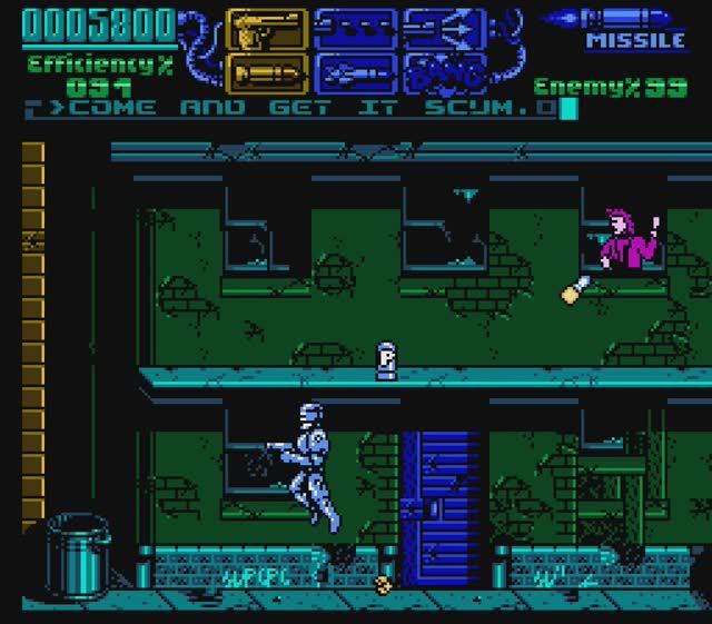 Robocop 3 NES Прохождение