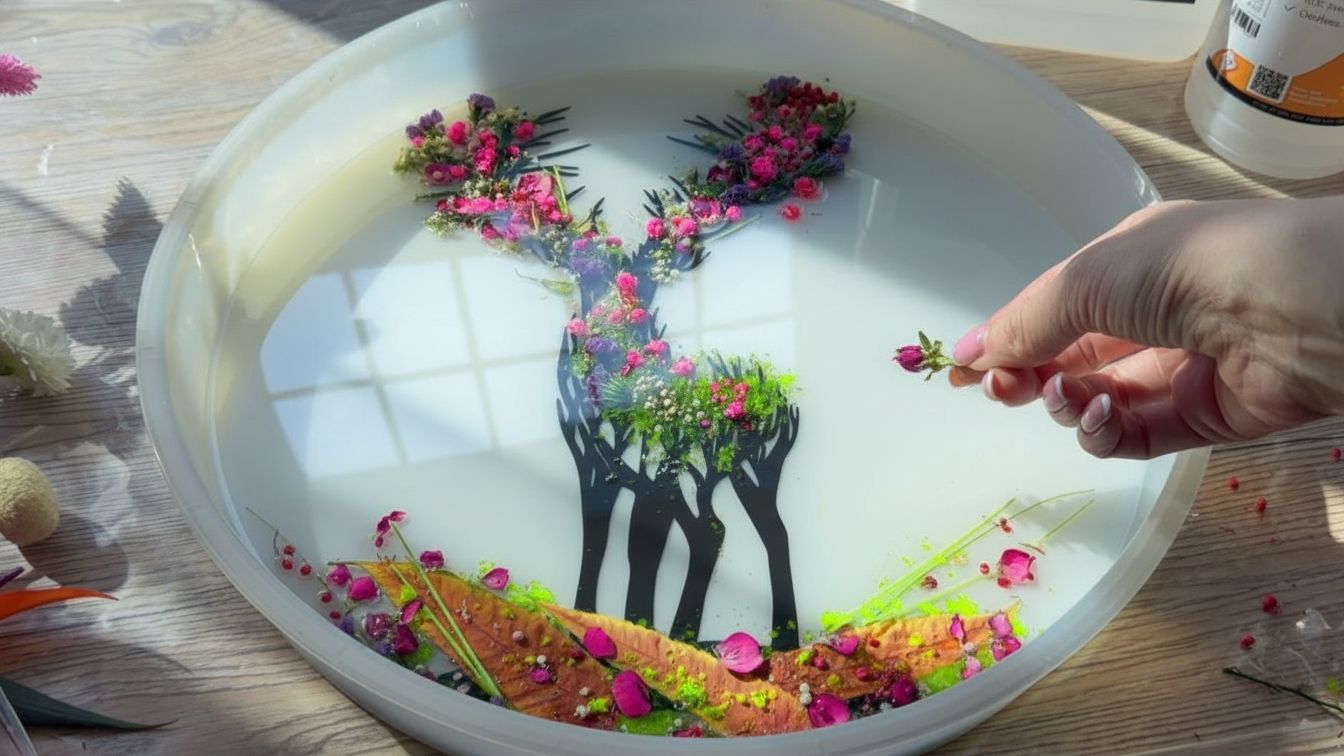 Стол из эпоксидной смолы своими руками.