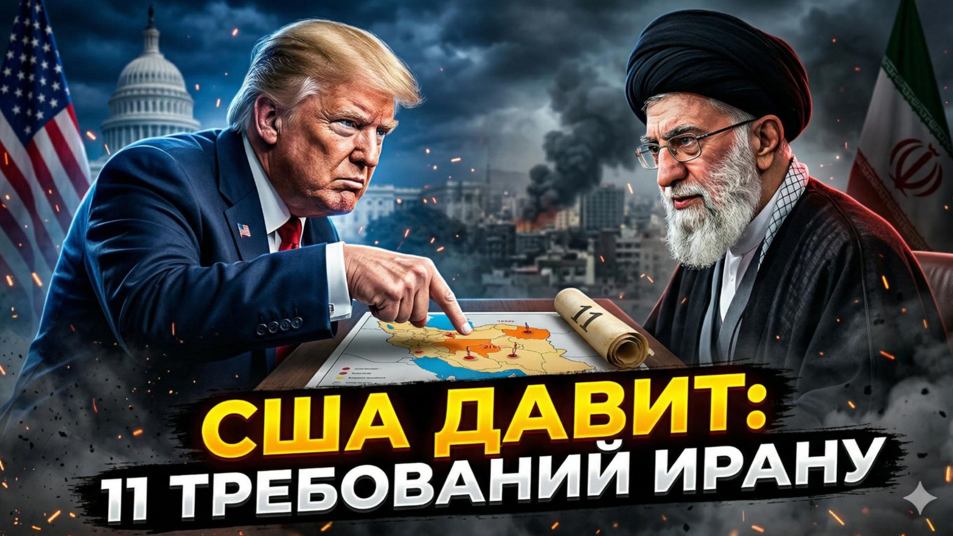 🚨Себастиан Сас | США выдвинули Ирану 11 требований: Европе приказано подчиниться