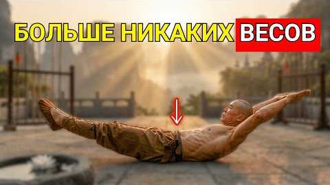 5 шаолиньских удержаний для невероятной силы после 50 (без гантелей)