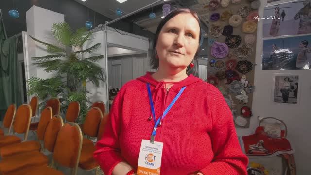 Анна Чуркова на выставке РусАртСтиль