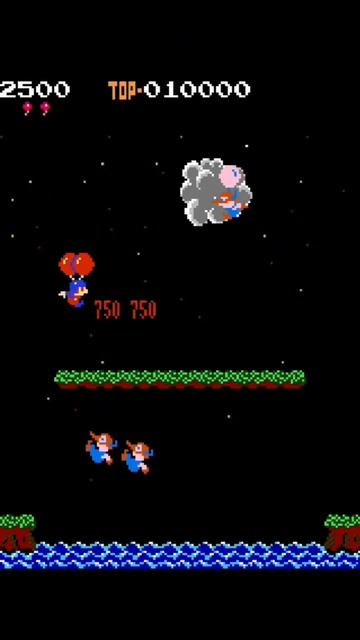 Balloon Fight NES Битва на воздушных шариках