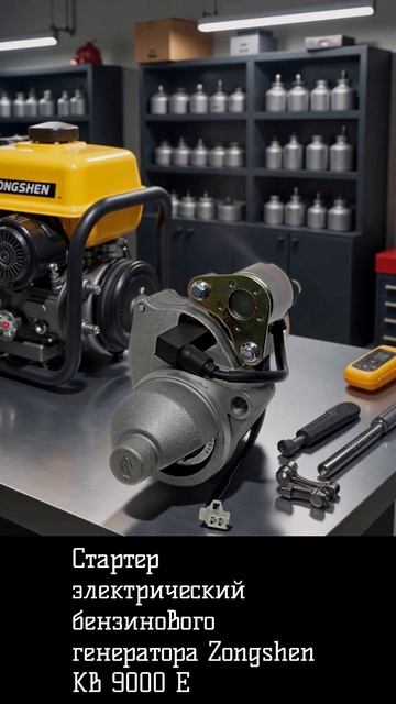 Стартер электрический бензинового генератора Zongshen KB 9000 E