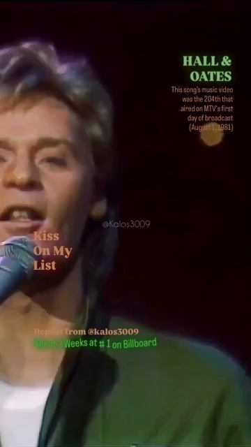 Daryl Hall & John Oates - Kiss On On List