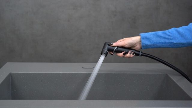 Гигиенический душ Lemark Pramen LM3318BL со смесителем, черный матовый