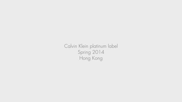 Показ коллекции Calvin Klein весна-лето 2014