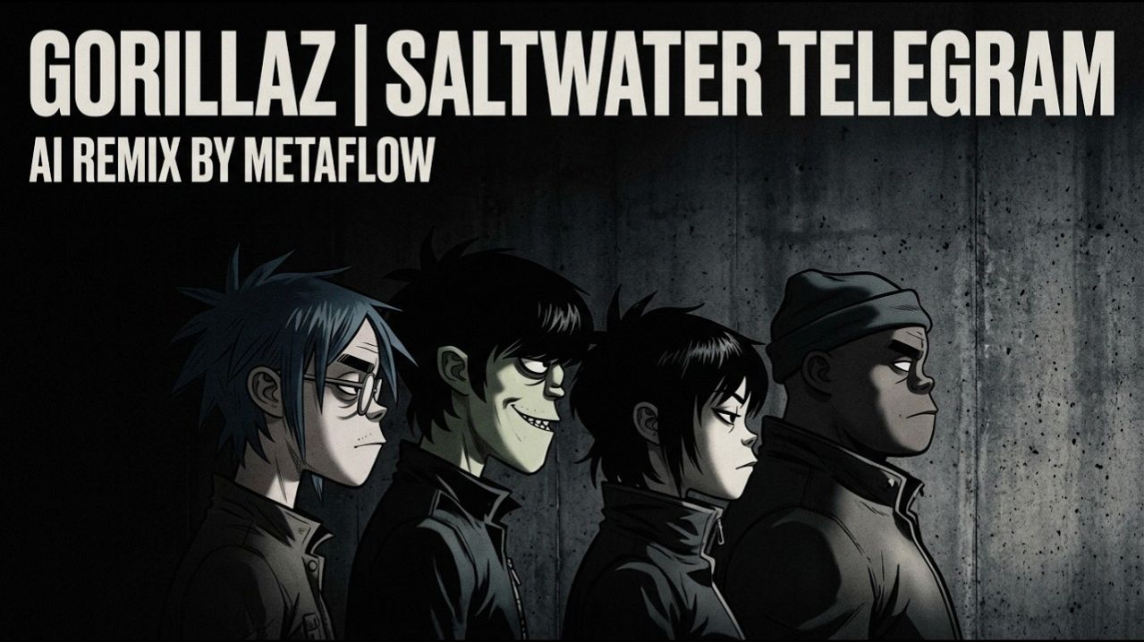 GORILLAZ Inspired Psycho AI Album _ Saltwater Telegram _ Surfwave Radio Mixtape