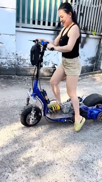 НЕВЕРОЯТНАЯ разработка: самоходный самокат с дизельным двигателем на заказ