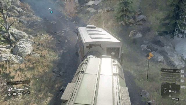 SnowRunner. Мен. Низина. Поручение "Брошенный гигант".