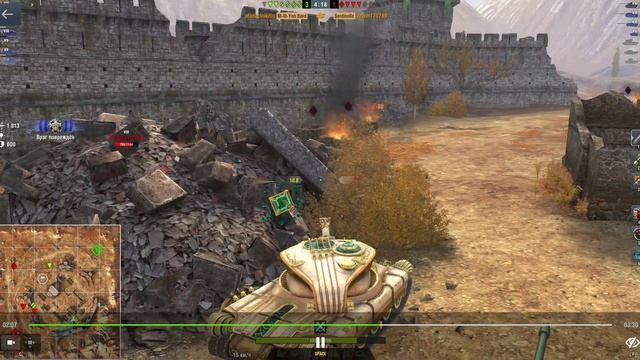 WoT Blitz Бой за старый форт. #12