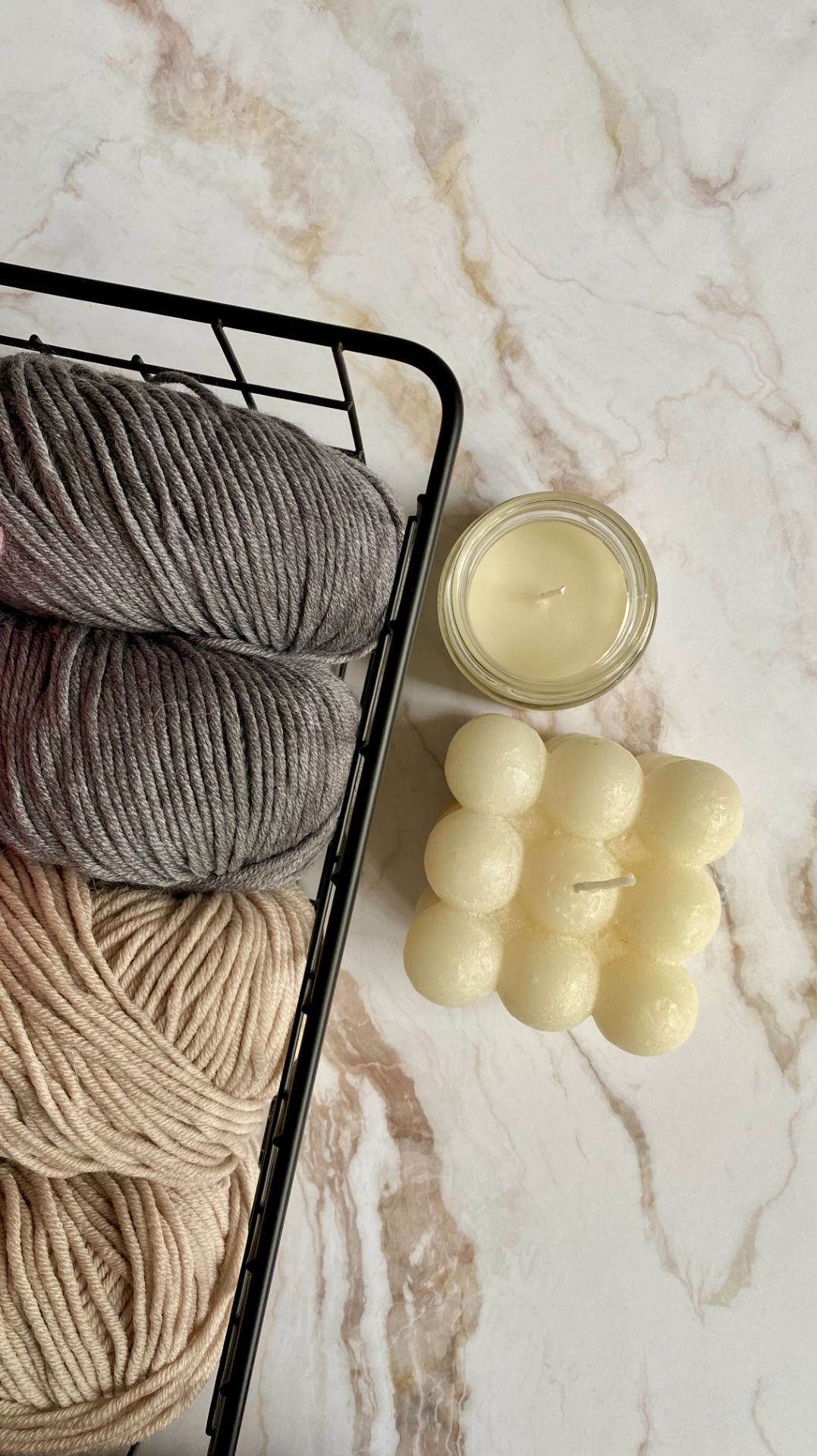 Прячем нить в изделие