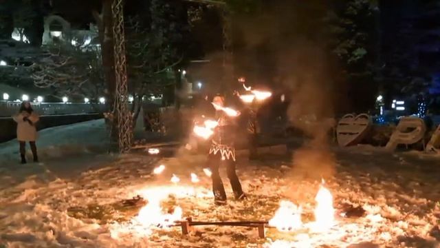 Огненное шоу в славянском стиле (отрывок)