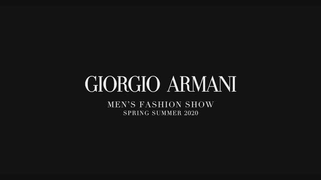 Показ коллекции Giorgio Armani весна-лето 2020